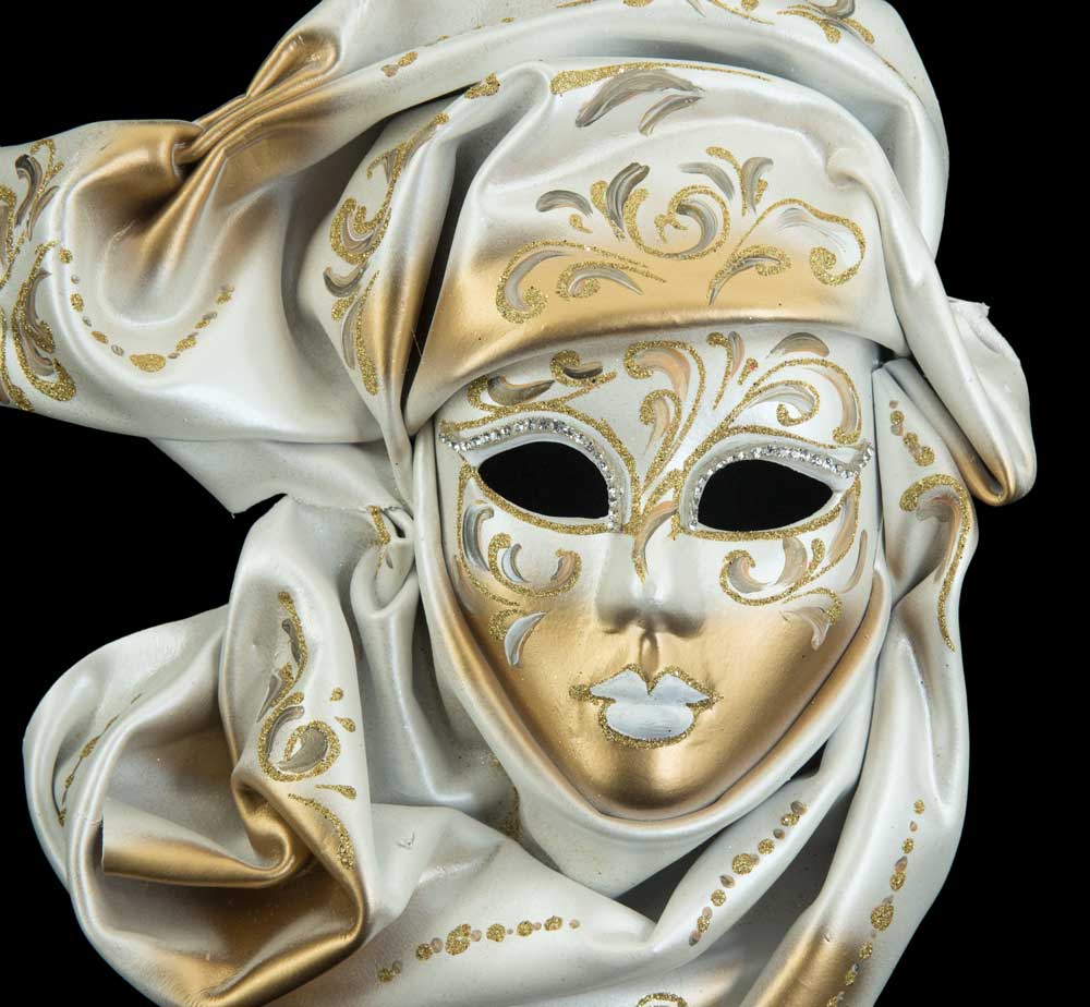 Masques vénitiens en cuir pour carnaval et décoration | MasquesdeVenise.fr