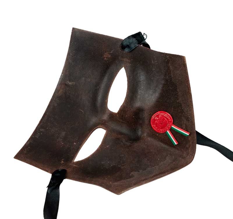 Masques vénitiens en cuir pour carnaval et décoration | MasquesdeVenise.fr