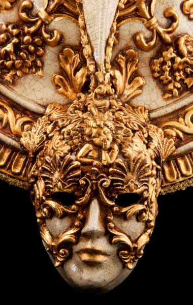 Masque de Venise Volto Zanni Haut de Gamme